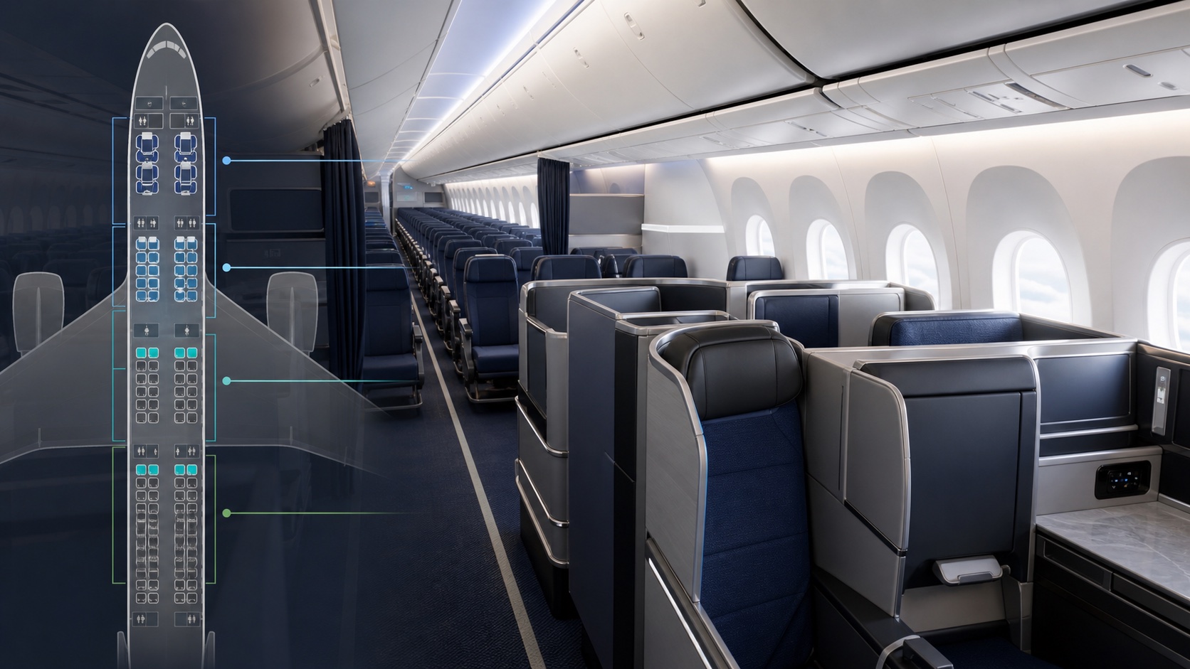 Best seats on the United 787-9 Dreamliner | SeatMap.app